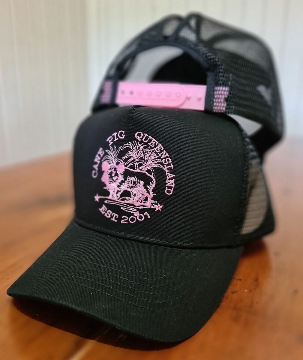 Ponytail Pink Trucker Cap – canepigqueensland